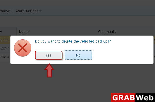 Plesk 12 Customer How to remove backup file ? - GRABWEB [India]